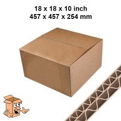 Cardboard box 18x18x10" double wall house removal boxes