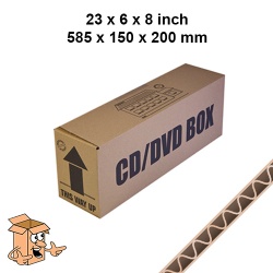 CD DVD Storage Boxes | Single Wall Boxes for Media Storage