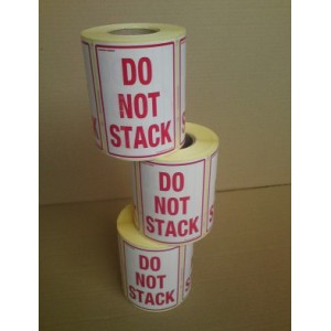 Labels do not stack roll of 1000 80x110mm