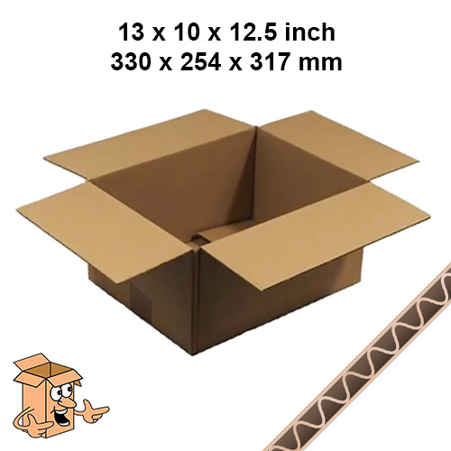 13x10x12.5 Lightweight Corrugated Packing Boxes