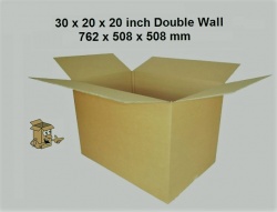 Double wall cardboard boxes, double walled strong movers boxes