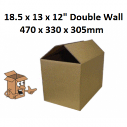 Double wall cardboard boxes, double walled strong movers boxes