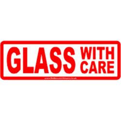 Warning Labels Packs of 10 | Fragile & Handle with Care Stickers